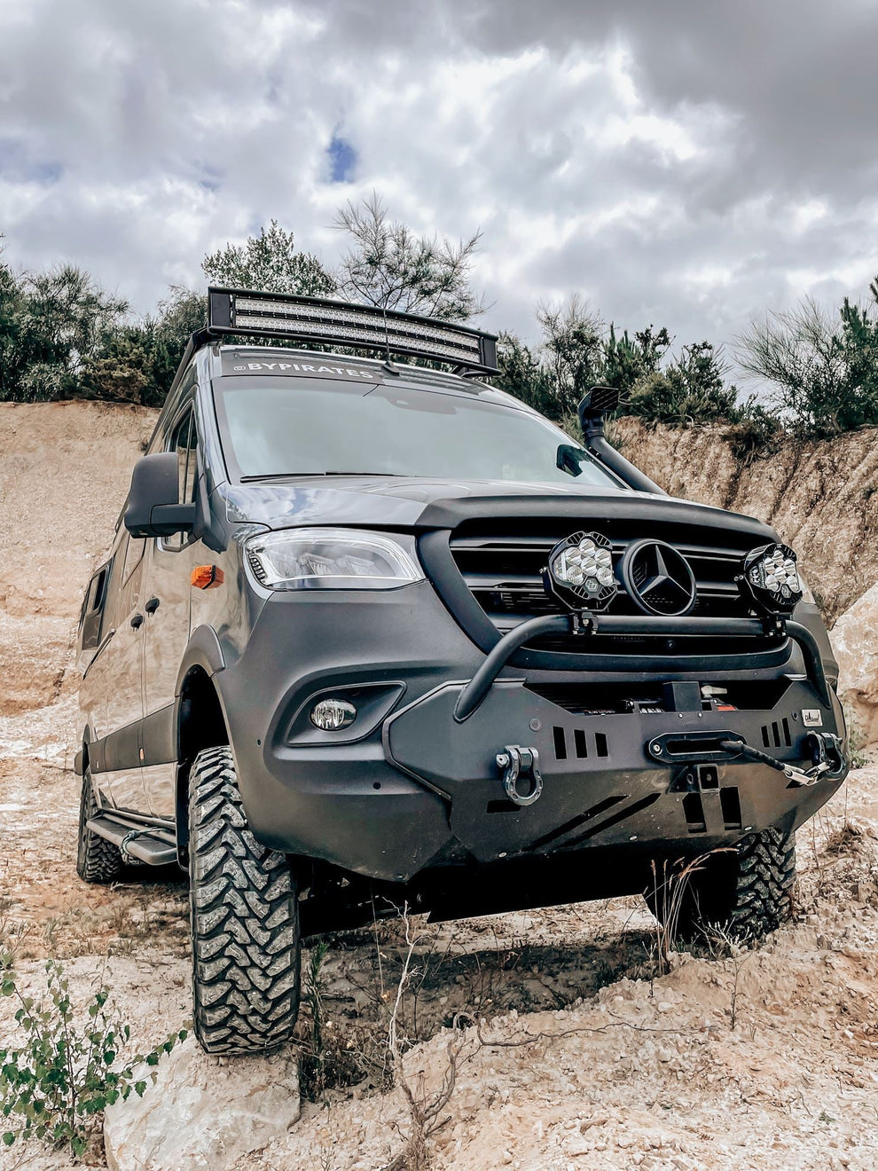 CAtuned Off-Road Front Bumper for 2019+ Mercedes Sprinter - Adrenaline HQ