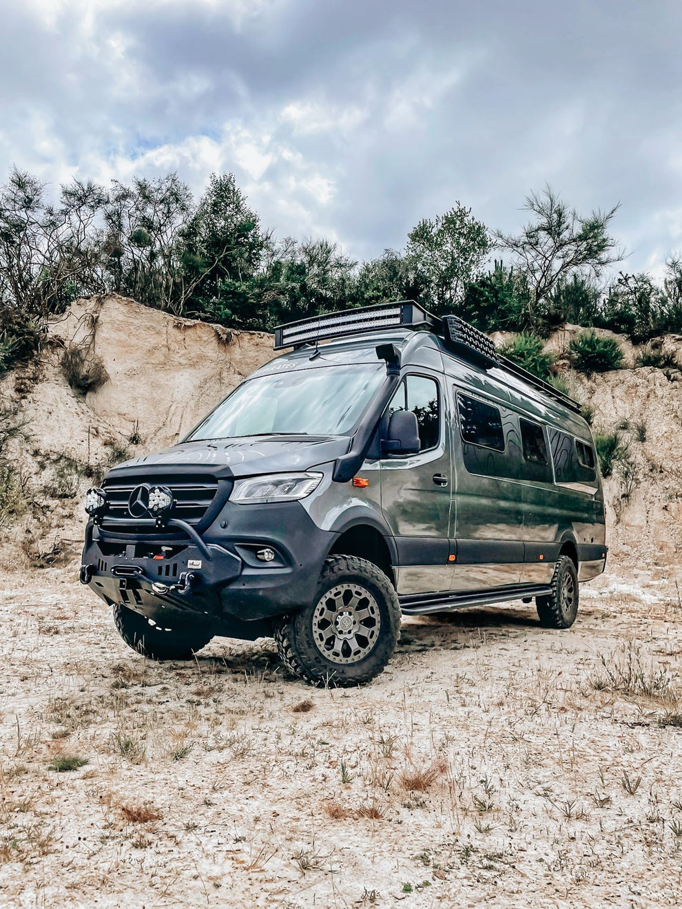 CAtuned Off-Road Front Bumper for 2019+ Mercedes Sprinter - Adrenaline HQ
