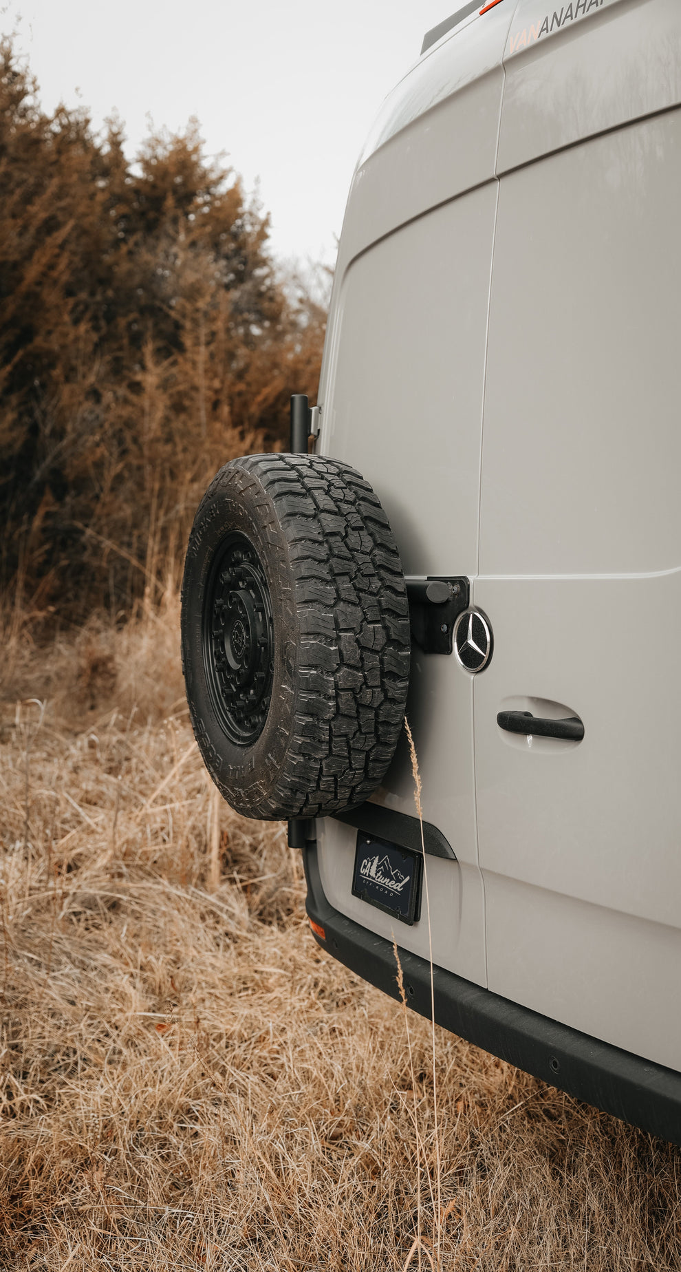 CAtuned Off-Road 2019+ Sprinter Heavy-Duty Tire Carrier - Adrenaline HQ