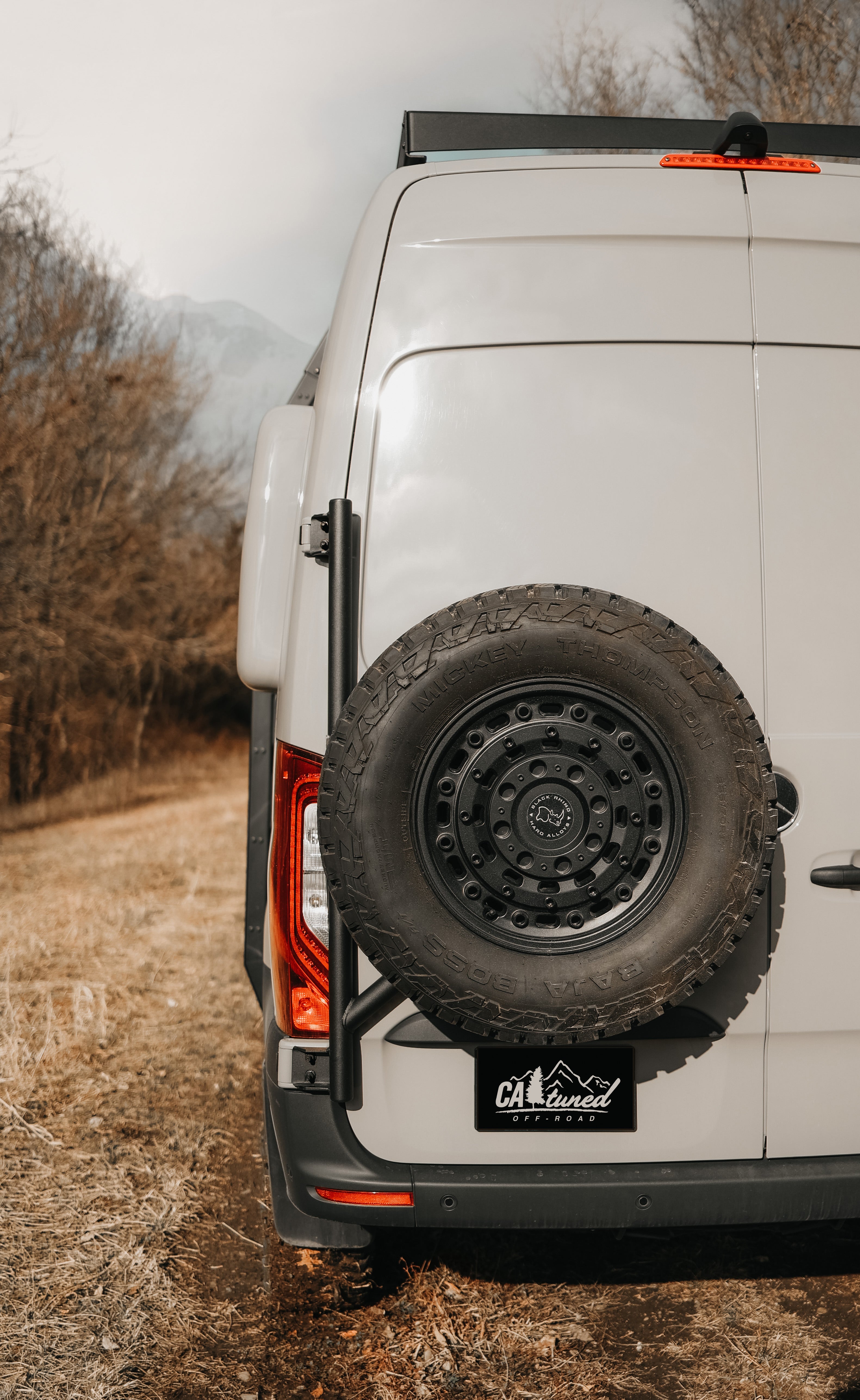 CAtuned Off-Road 2019+ Sprinter Heavy-Duty Tire Carrier - Adrenaline HQ