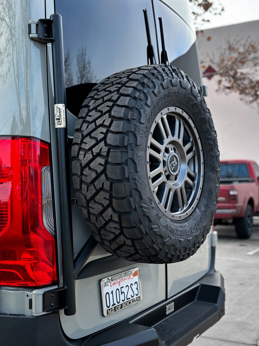 CAtuned Off-Road 2019+ Sprinter Heavy-Duty Tire Carrier - Adrenaline HQ