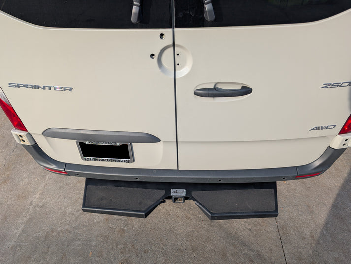Mercedes Sprinter Rear XL Plateau Step – Extended Rear Step Upgrade ...